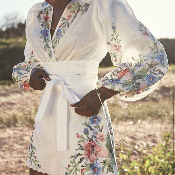 Zimmermann | Tops | Zimmermann White Set With Elegant Embroidered ...
